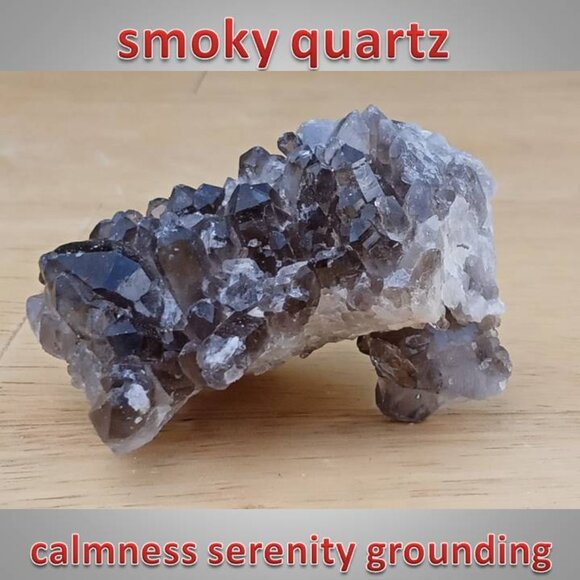 Accents | Smoky Quartz Stone Crystal Cluster 4 Protection Calming ...